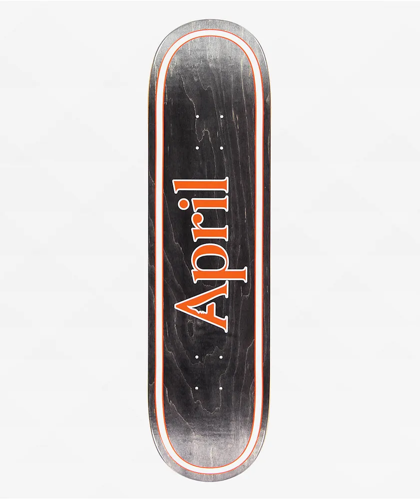 April Black OG Logo 8.25" Skateboard Deck | CoolSprings Galleria