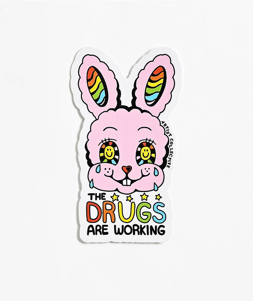 The Artist Collective Artist Collective Drugs Are Working Sticker ...