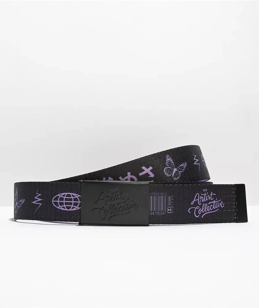 The Artist Collective Artist Collective Misery Icons Black Web Belt ...