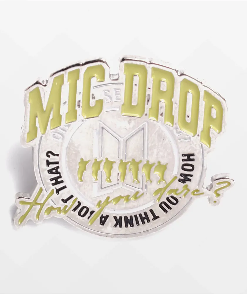 BTS Varsity Mic Drop Pin | Hamilton Place