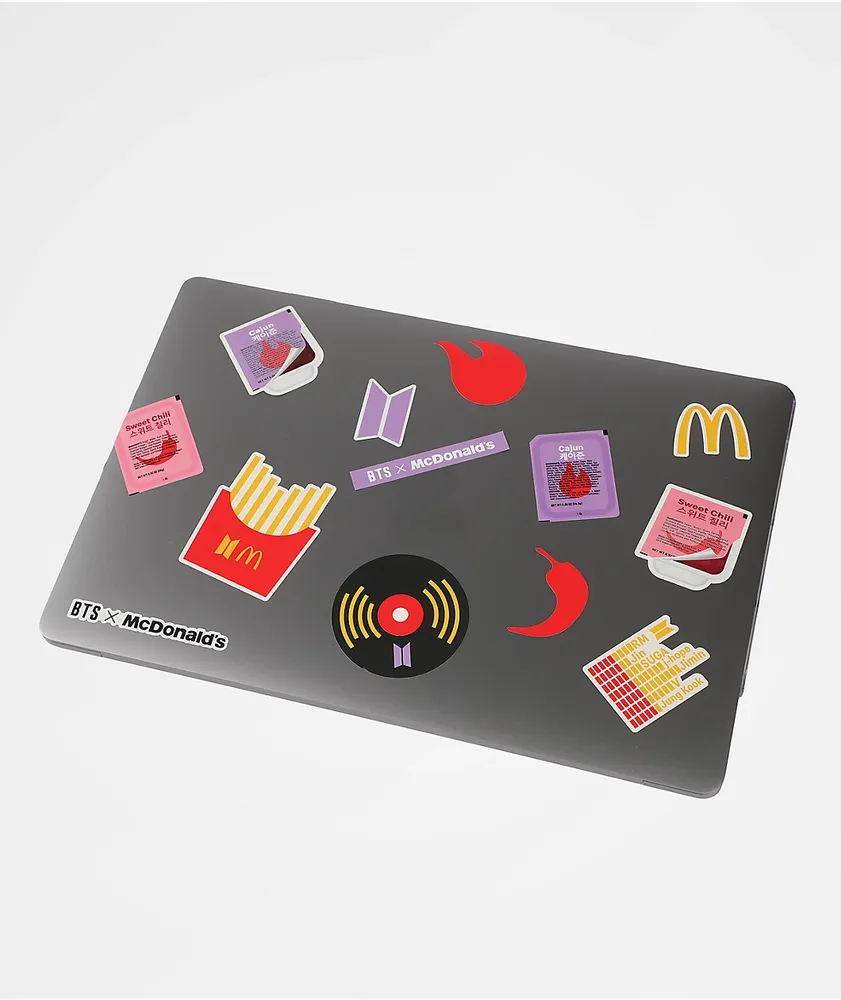 BTS x McDonald's Logo Assorted Sticker Set | Hamilton Place
