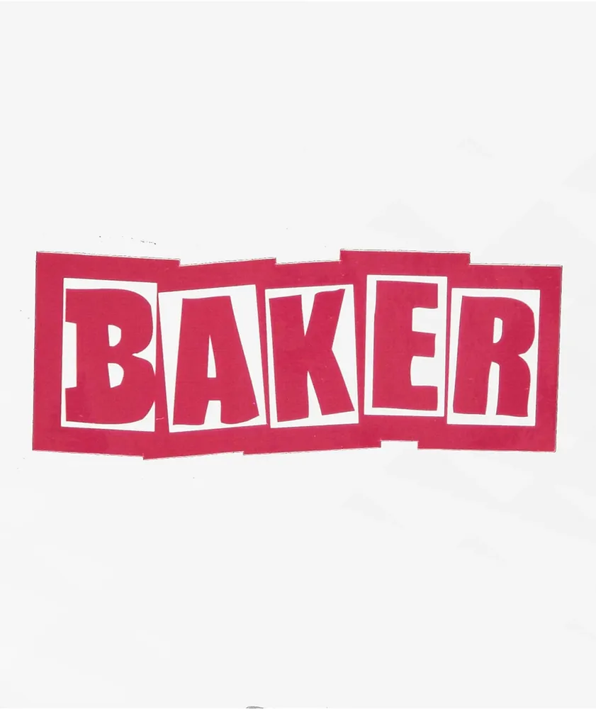 Baker Brand Logo Red Sticker | Hamilton Place