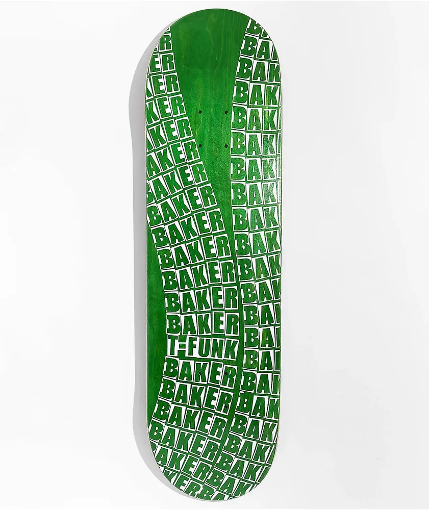 Baker Tristan Funkhouser Wavy Green 8.625" Skateboard Deck | Hamilton Place