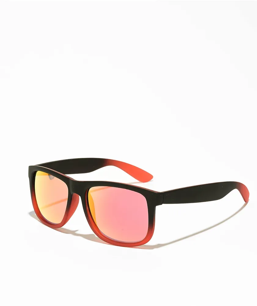 Eyeking Black & Red Split Frame Sunglasses | Hamilton Place