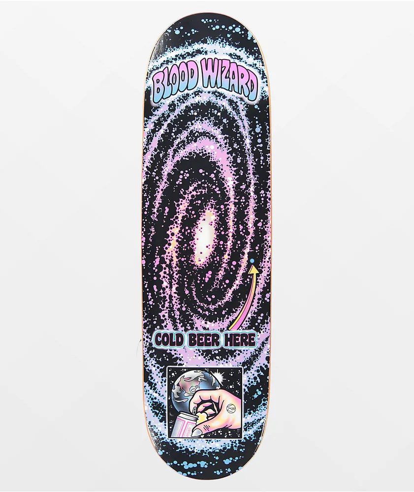 Blood Wizard Cold Beer Here 9.0" Skateboard Deck | Hamilton Place