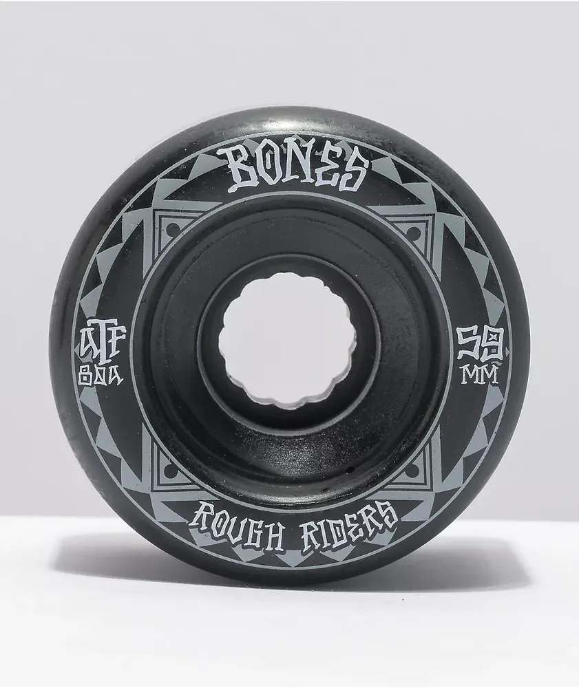 Bones Roughriders ATF 59mm 80a Black Cruiser Wheels at Mall of America ...