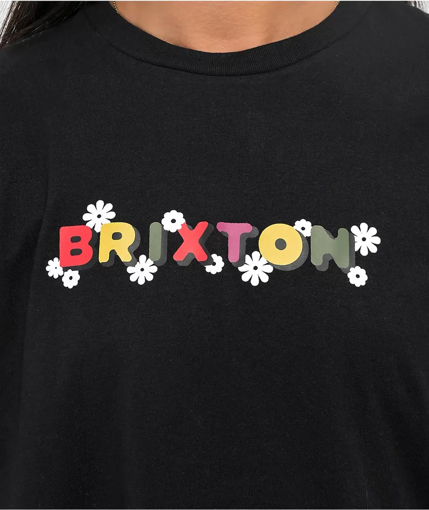 Brixton Kaleidoscope Black Crop T-Shirt | Mall of America®