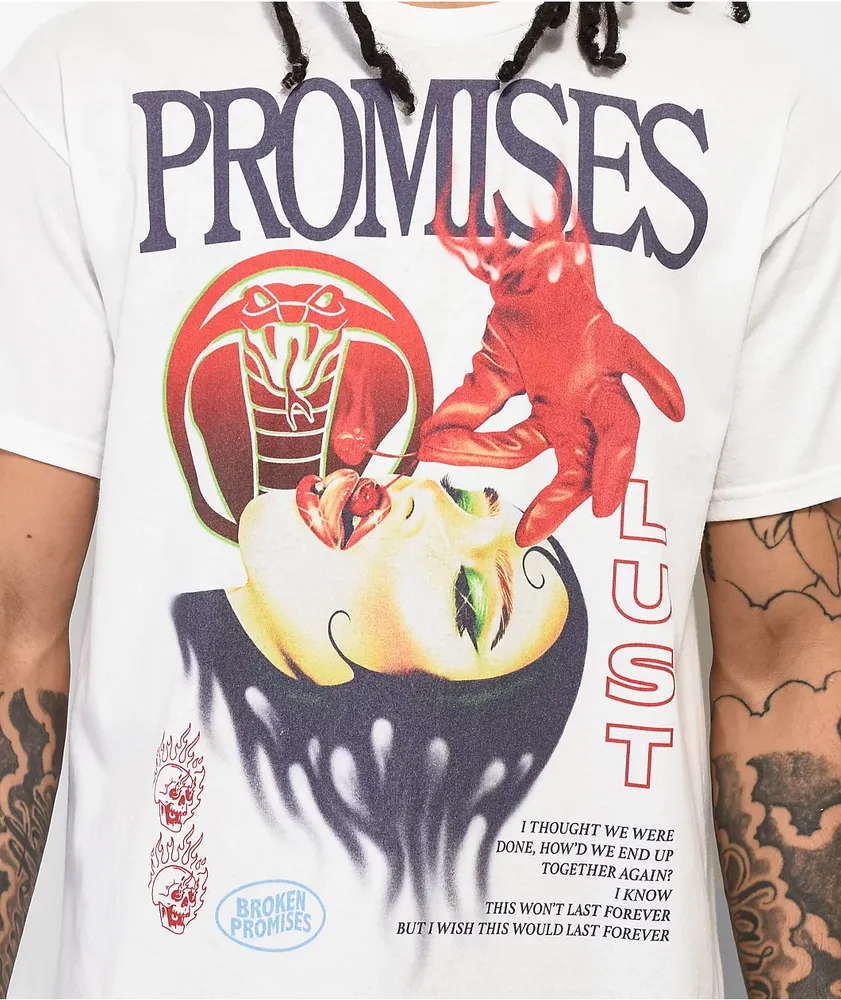 Broken Promises Cherry Bomb White T-Shirt | Mall of America®
