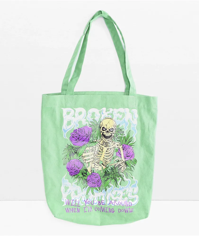 Broken Promises Downer Green Tote Bag | Hamilton Place