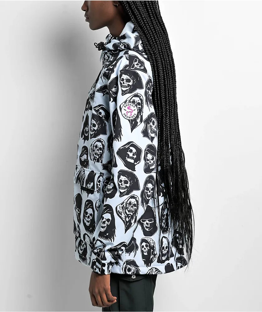 Broken Promises Reaper 5K Light Blue Snowboard Jacket | Mall of America®