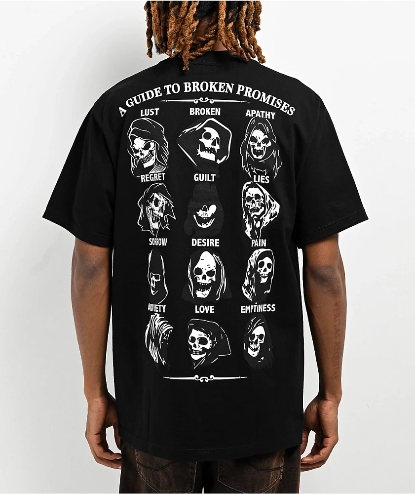 Broken Promises Reaper Guide Black T-Shirt | Hamilton Place