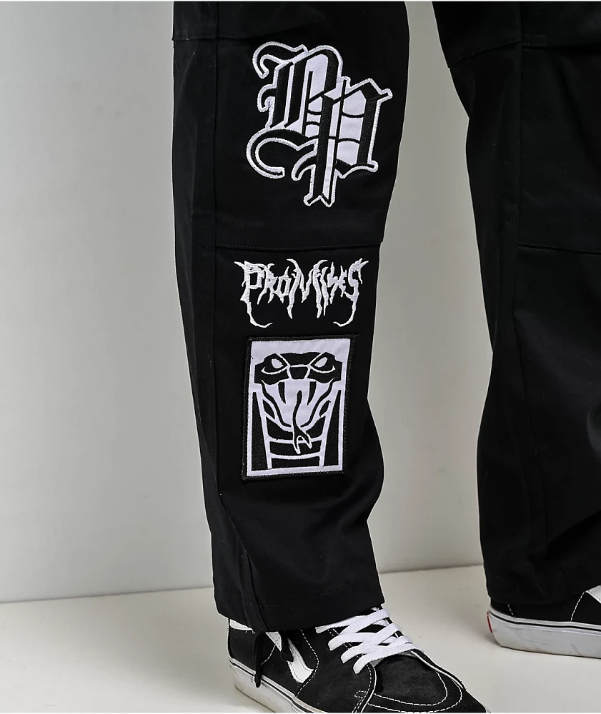 Broken Promises Rough Patch Black Cargo Pants at Mall of America® in ...