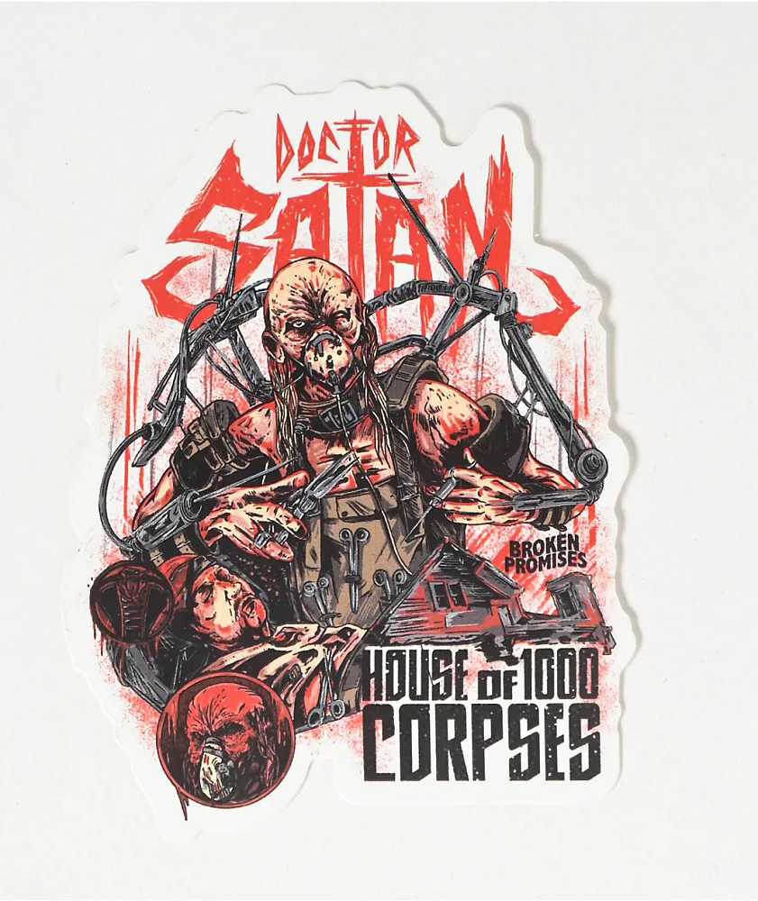 Broken Promises x House Of 1000 Corpses Brain Surgery Sticker | Mall of ...