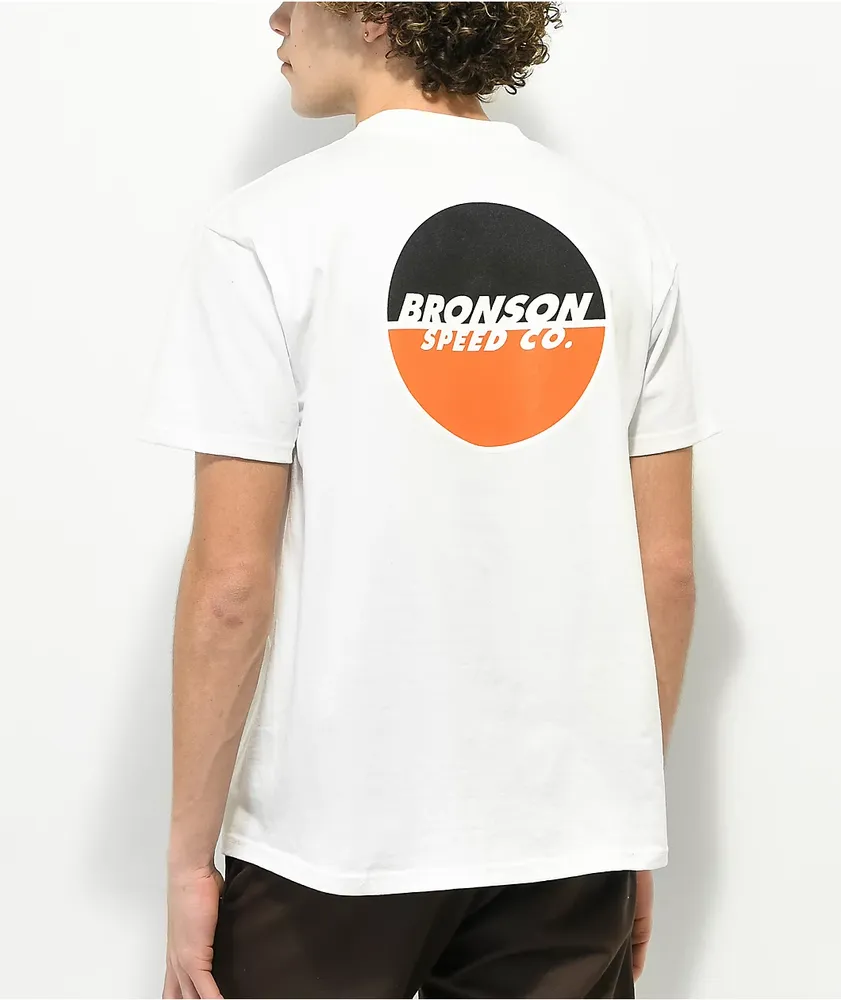 Bronson Logo White T-Shirt | Hamilton Place