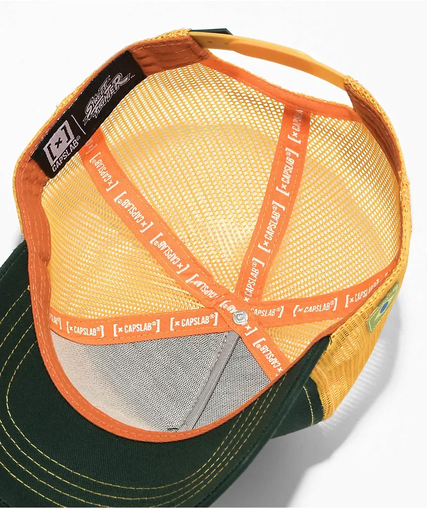 CAPSLAB x Street Fighter Blanka Yellow Trucker Hat | Mall of America®