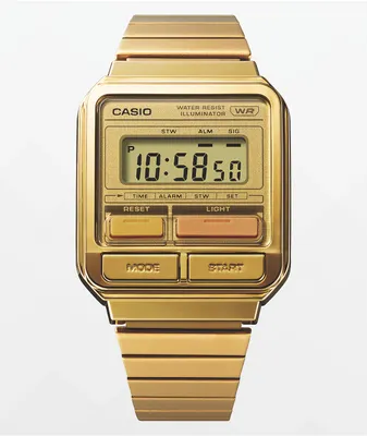 Casio CA500WEG-1AVT Vintage Gold & Black Calculator Watch | Mall of ...
