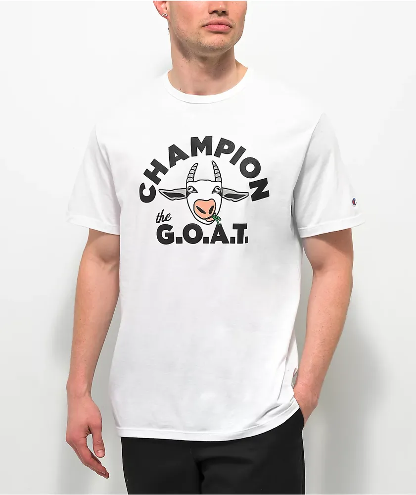 Champion Goat White T-Shirt | Hamilton Place