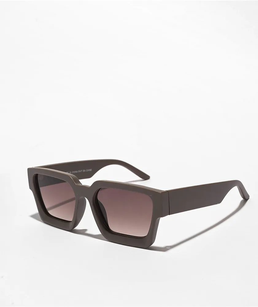 Blue Gem Sunglasses Chunky Chocolate Square Sunglasses | CoolSprings ...