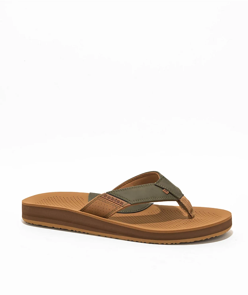 Cobian Arv 2 Sage & Tan Sandals | Hamilton Place
