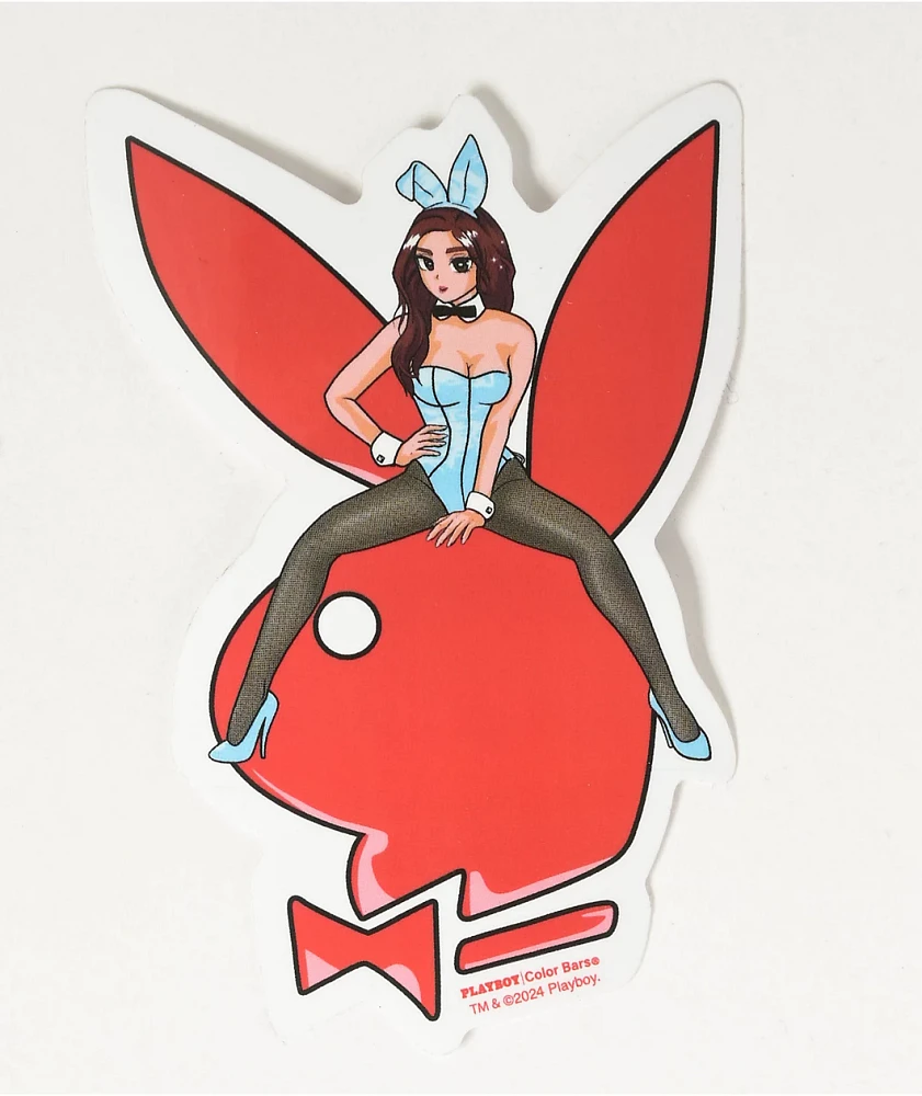 Color Bars x Playboy Straddle Sticker | Coquitlam Centre