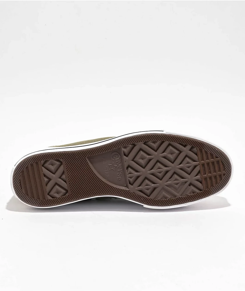 Converse Chuck Taylor All Star Lift Platform Mossy Sloth Shoes | Mall ...