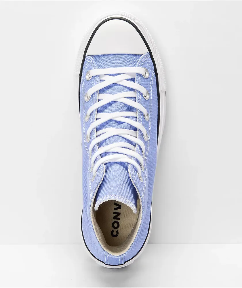Converse Chuck Taylor All Star Lift Royal Pulse & White High Top ...