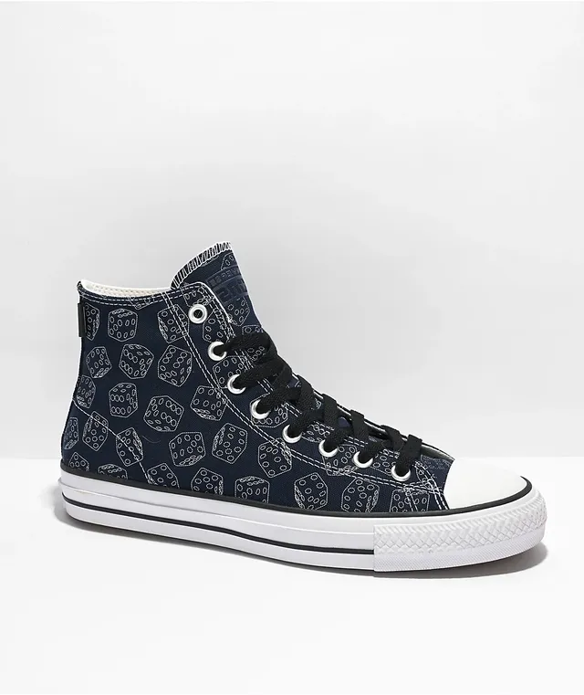 Converse Chuck Taylor All Star Pro Dice Navy & White High Top Skate ...