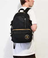 Converse Premium Straight Edge Black Backpack | Hamilton Place