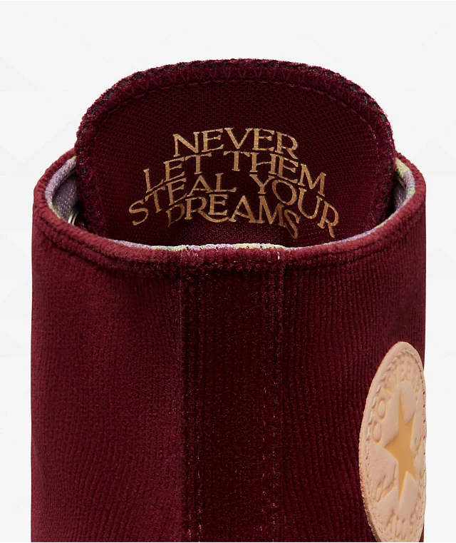 Converse x Wonka Chuck Taylor All Star Bordeaux Corduroy Converse x Wonka Chuck Taylor All Star Bordeaux Corduroy