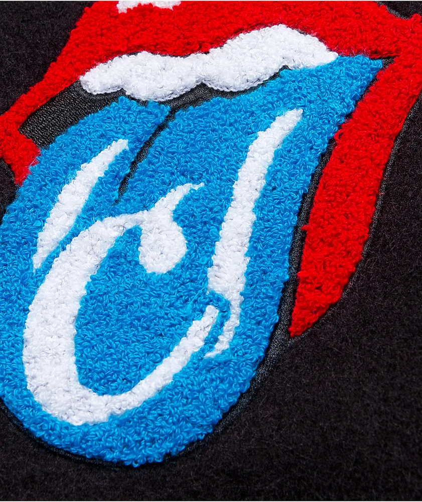 Cookies x The Rolling Stones Letterman Black Varsity Jacket at Mall of ...