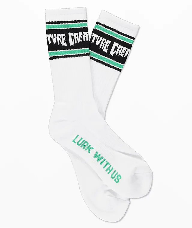 Creature Lurk With Us White Crew Socks at CoolSprings Galleria in ...