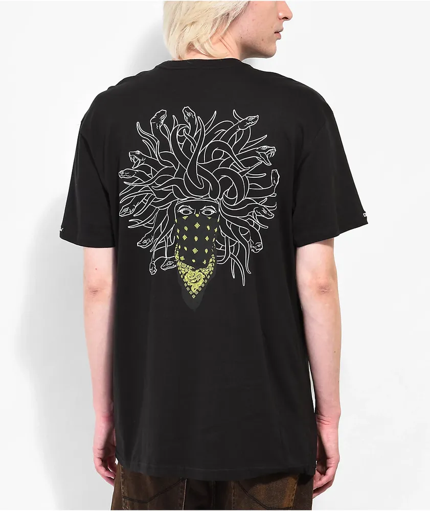 Crooks & Castles Serpent Medusa Black T-Shirt | Hamilton Place