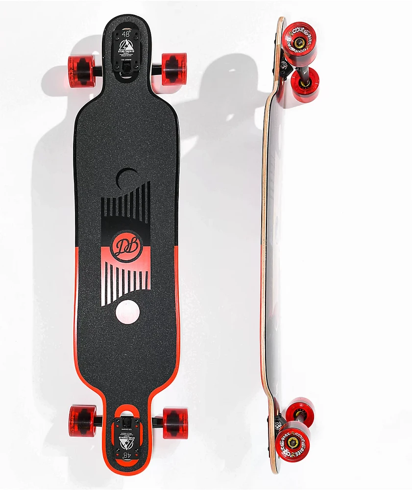 DB Longboards Phase 40" Red Drop Through Longboard Complete | Mall of ...
