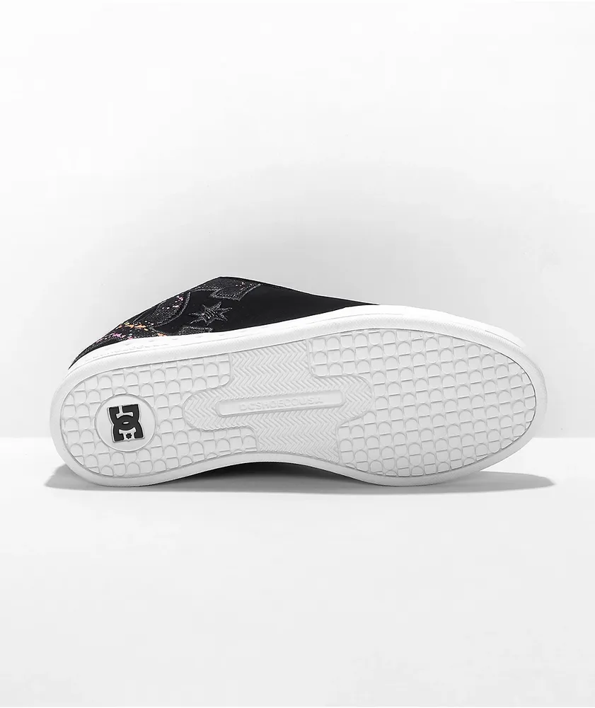 DC Court Graffik Black & Paint Splatter Skate Shoes | Mall of America®