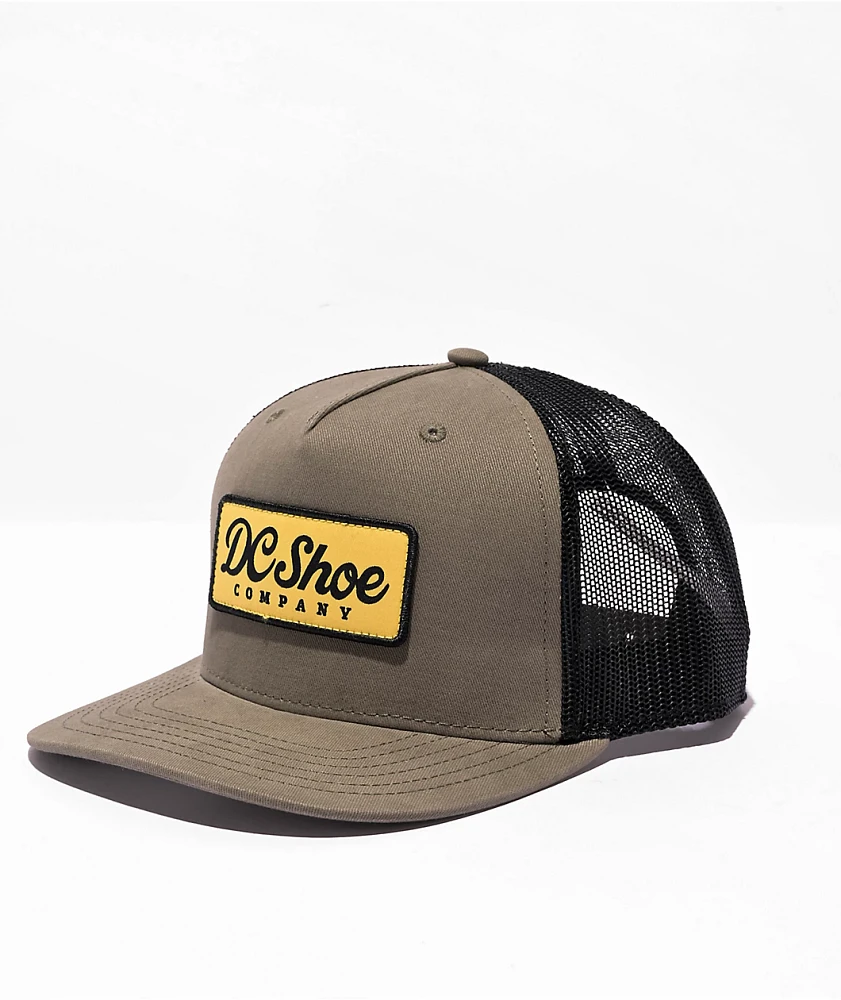 DC Happy Hour Black & Olive Green Trucker Hat | Hamilton Place