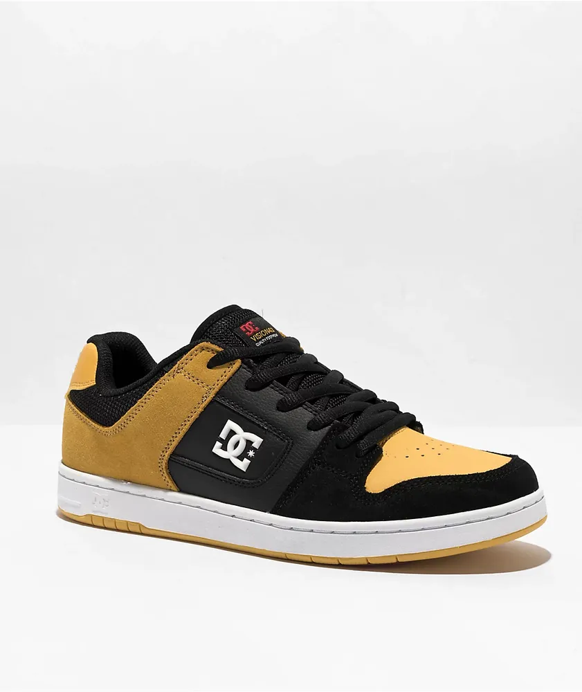 DC Manteca 4 Black & Gold Skate Shoes | Hamilton Place
