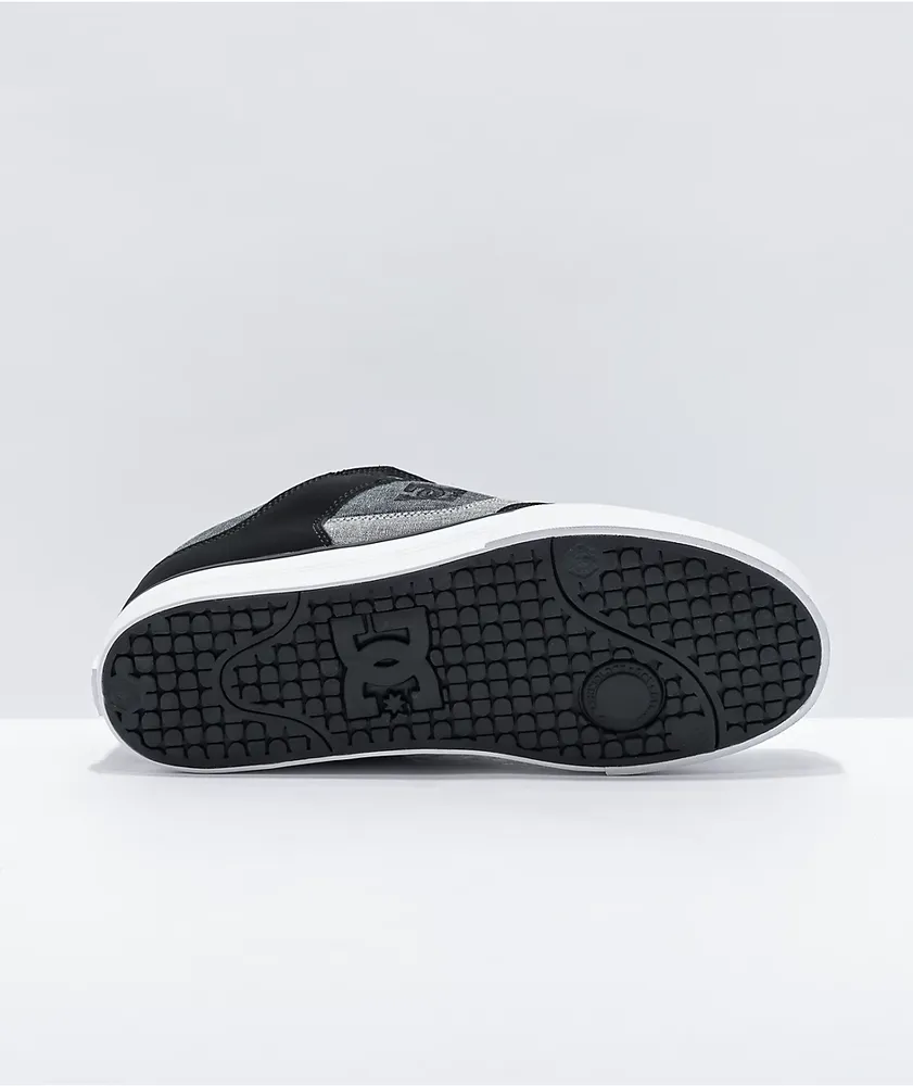 DC Pure Black & Heather Grey Skate Shoes | Mall of America®