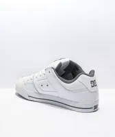DC Pure White & Battleship Skate Shoes | Hamilton Place