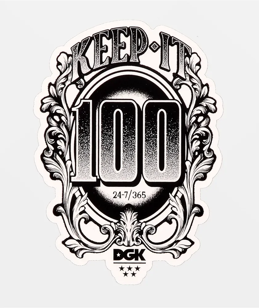 DGK 100 Sticker | CoolSprings Galleria