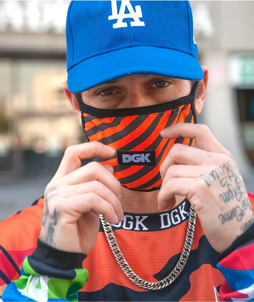 DGK Hazardous Black & Orange Face Mask | Mall of America®