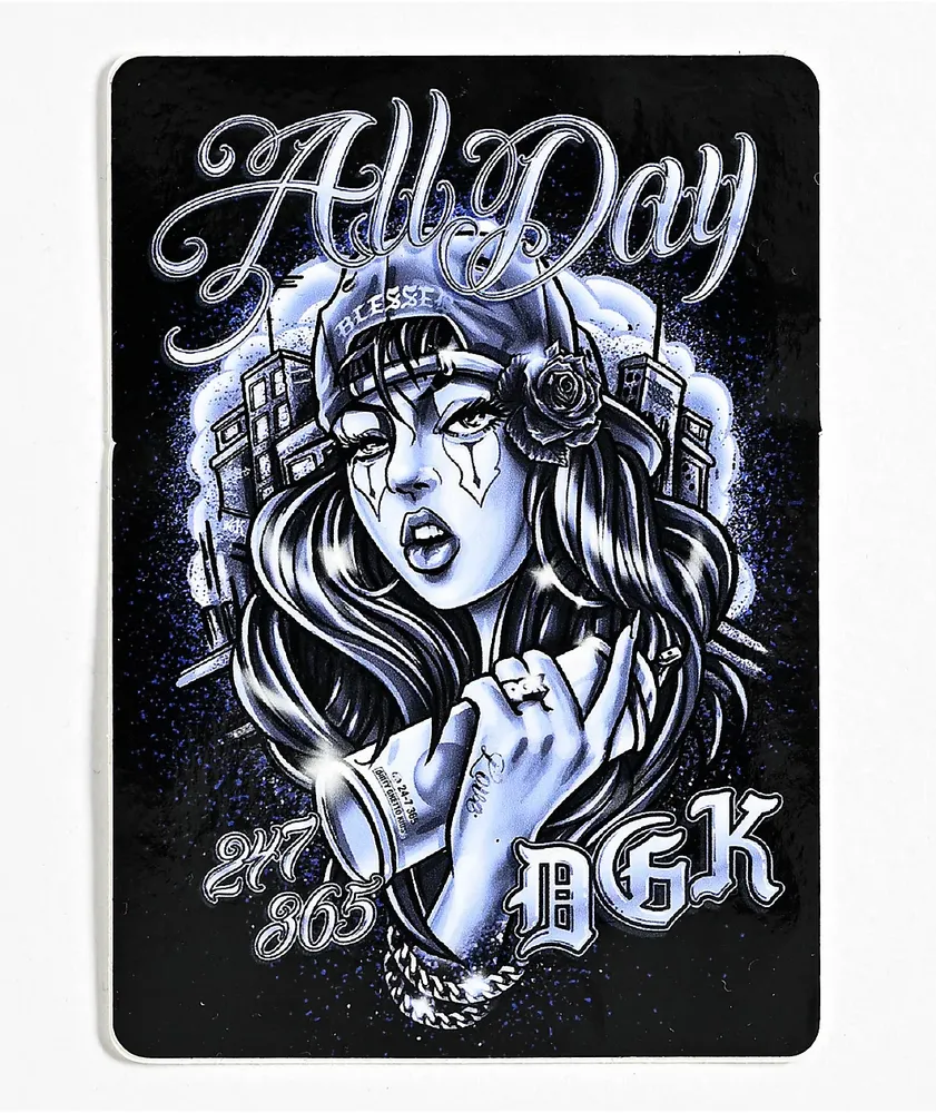 DGK Hyna Black Sticker | Mall of America®