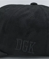 DGK Rival Black Strapback Hat | Hamilton Place