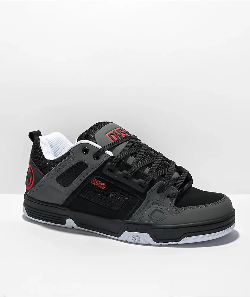 DVS Comanche Black, Charcoal & Fiery Red Skate Shoes | Hamilton Place