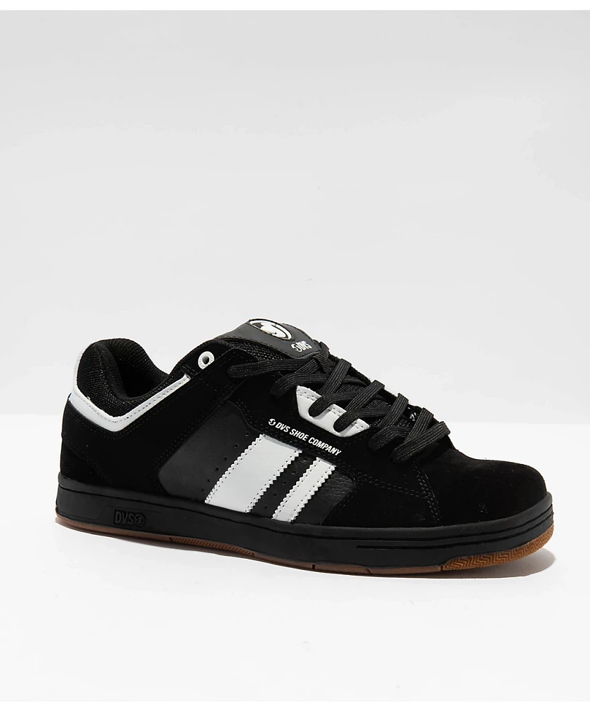DVS Tactic Black & White Skate Shoes | Hamilton Place