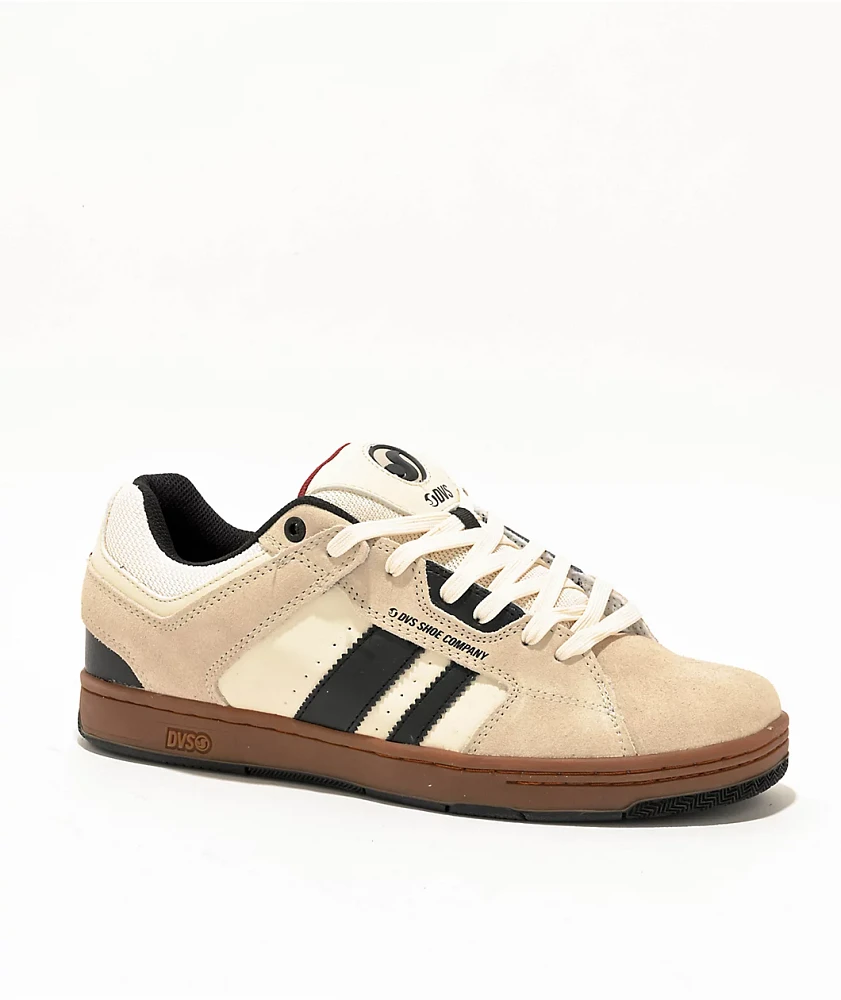 DVS Tactic Taupe & Gum Skate Shoes | Hamilton Place