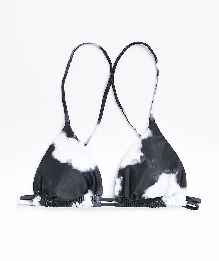 Damsel Billie Cow Print Triangle Bikini Top | Hamilton Place