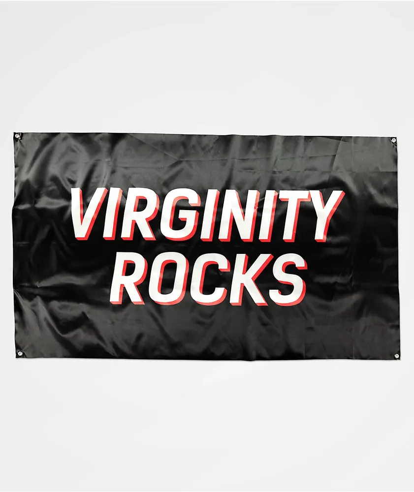 Danny Duncan Virginity Rocks Black Banner | Hamilton Place