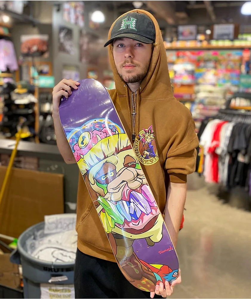 Diamond Supply Co. x Ape Mutant Diamond Ape 8.25" Skateboard Deck at ...