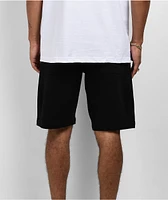 Dickies Wingville Black Denim Loose Fit Skate Shorts | Hamilton Place