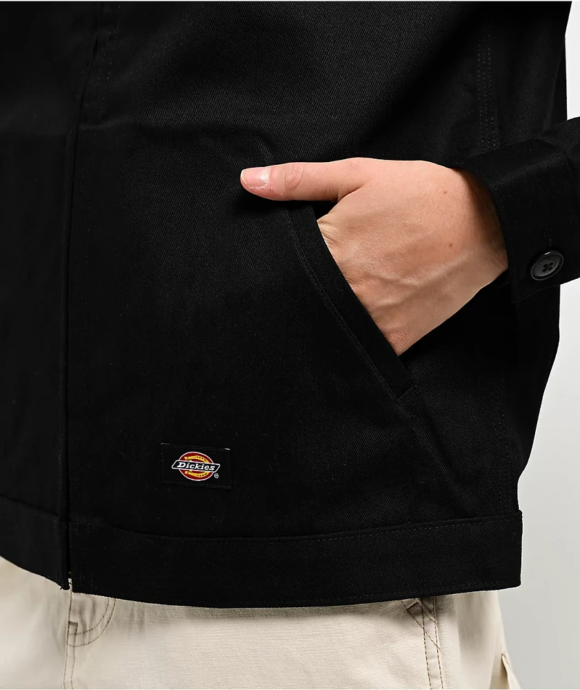 Dickies Womens Eisenhower Unlined Black Work Jacket | Mall of America®
